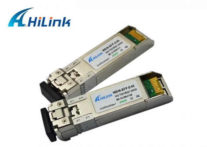 ER 1550nm 40km Hot Pluggable SFP+ Transceiver Module , 10 Gigabit SFP ...