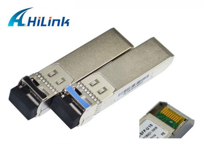 WDM Cisco 10G SFP Modules Ethernet Optical Transceiver 1270nm / 1330nm 40km