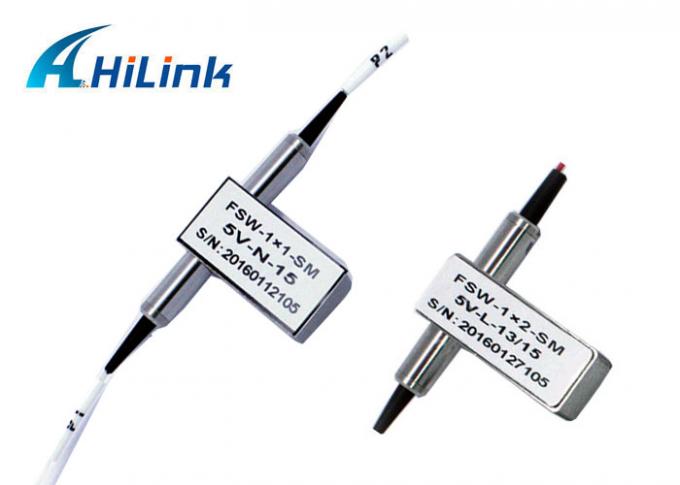 FC Connectors Micro Fiber 1x2 Mechanical Optical Switch SMF For System ...