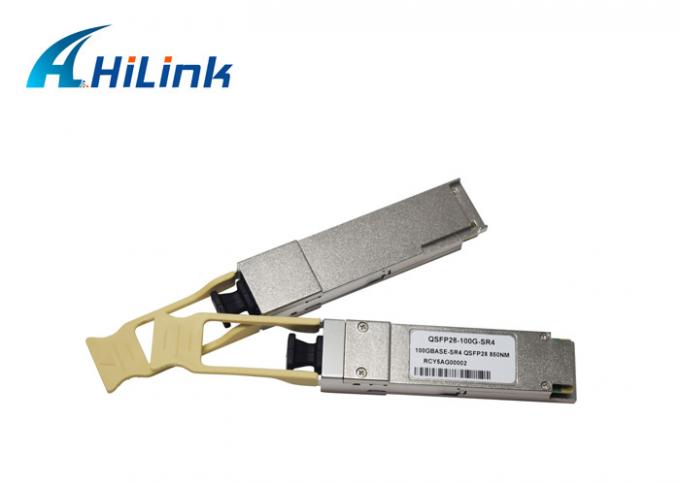 100G 850nm Wavelength QSFP+ Transceiver , PIN Receiver QSFP Optical Module