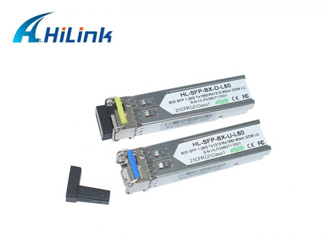 1.25G 1310/1550nm Bidirectional Fiber Optic SFP Transceiver Module ...