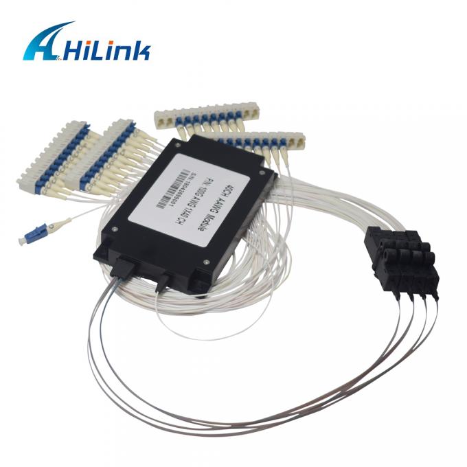 40 Channel DWDM Mux Demux AAWG Modules C21-C60 For Data Center ABS Box ...