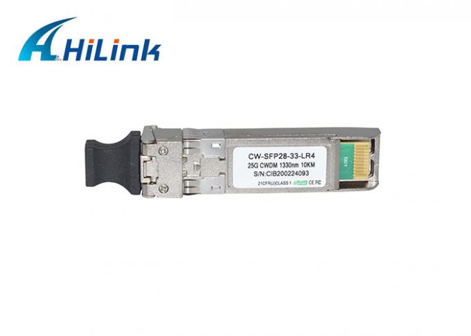 SFP 25G CWDM Fiber Optic Transceiver Module 1330nm 10km Single Mode CE ...