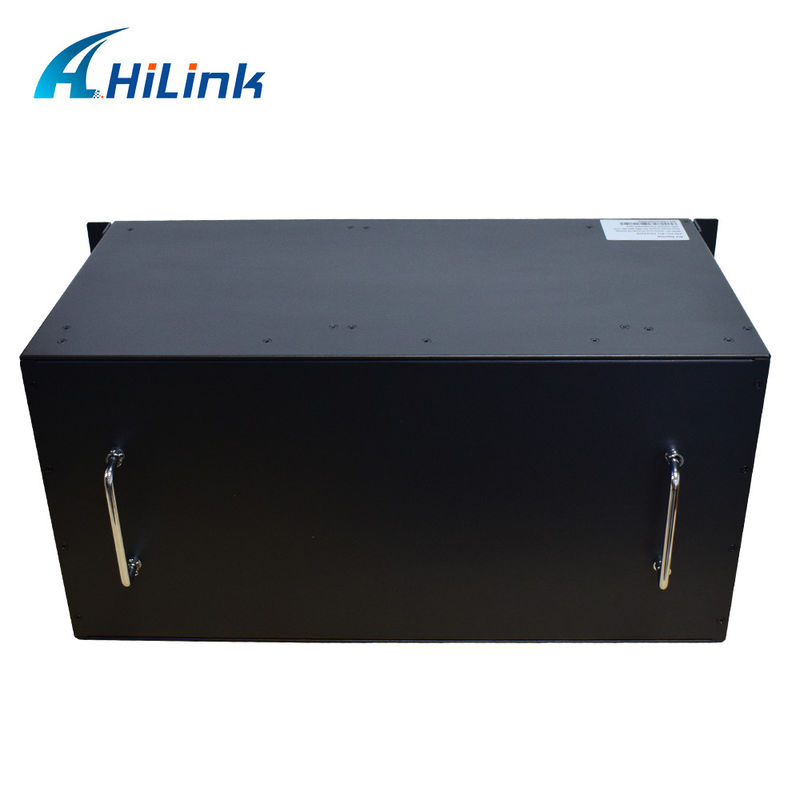 5U Chassis 19" with EDFA/OLP/10G OEO/DWDM MUX DEMUX Fiber Optic ...