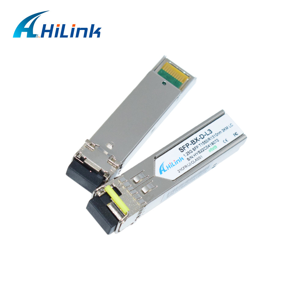 1.25G SFP 3KM SC/LC Simplex DDM WDM Transceiver Modules Factory Supply