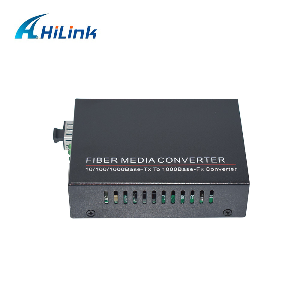 10/100/1000M Tx To 1000M SFP Media Converter 12V DC Power Supply For ...