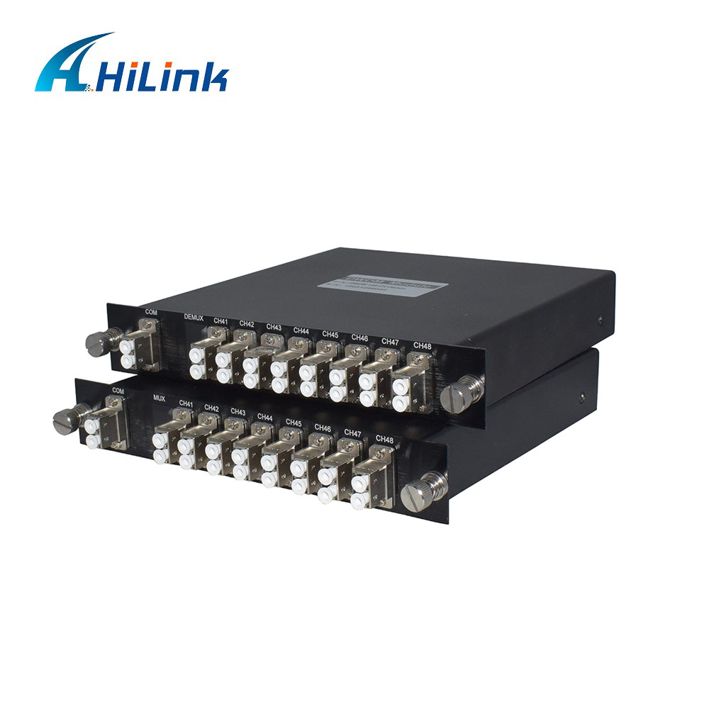 8CH DWDM Mux Demux Module CH41-CH48 Dual Fiber LGX With Metal Connectors