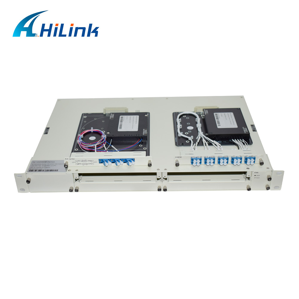 Filter Work DWDM Mux Solution With EDFA Amplifier For Single Fiber