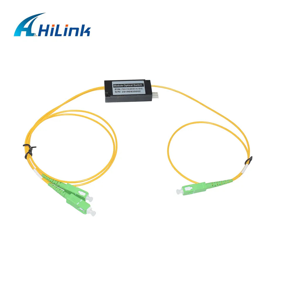 1x2 Single Mode Machannical Fiber Optical Switch 1310nm/1550nm With ...