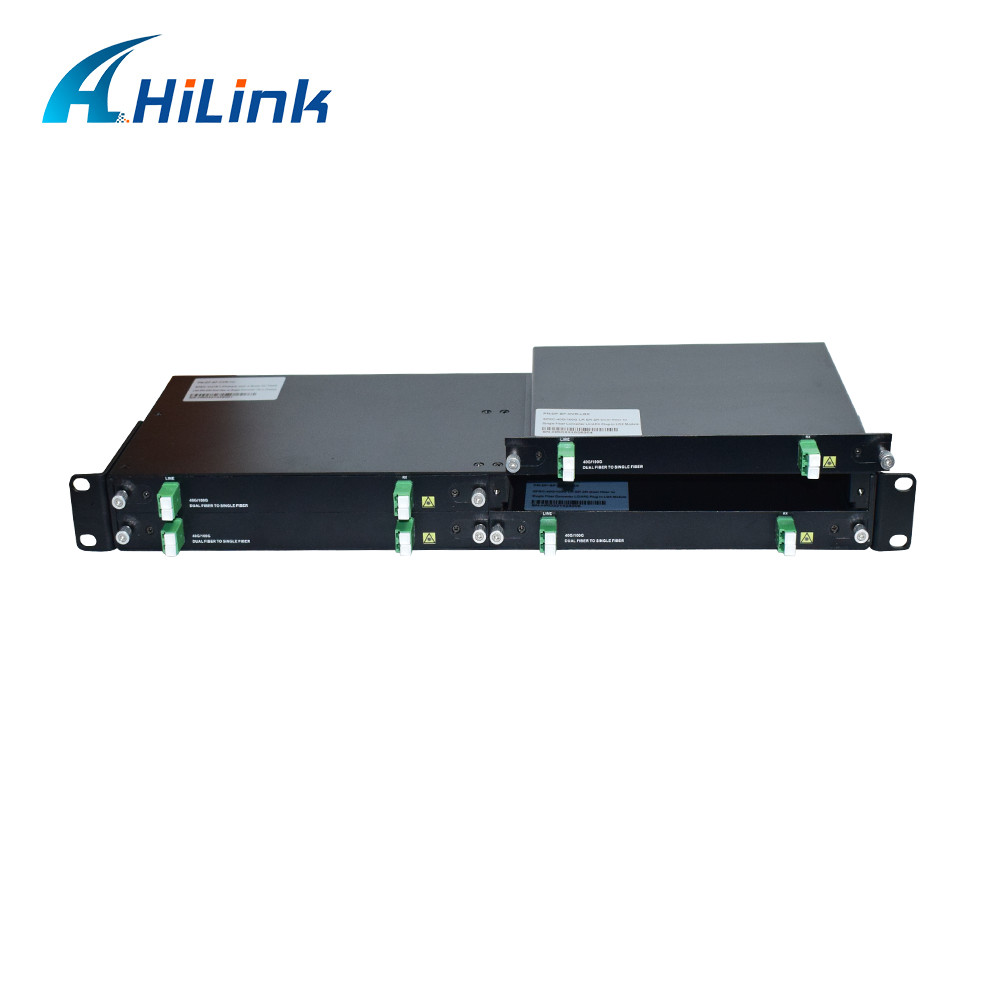 40G/100G LR ER Dual Fiber To Single Fiber Converter ABS LGX 1U Rack LC ...