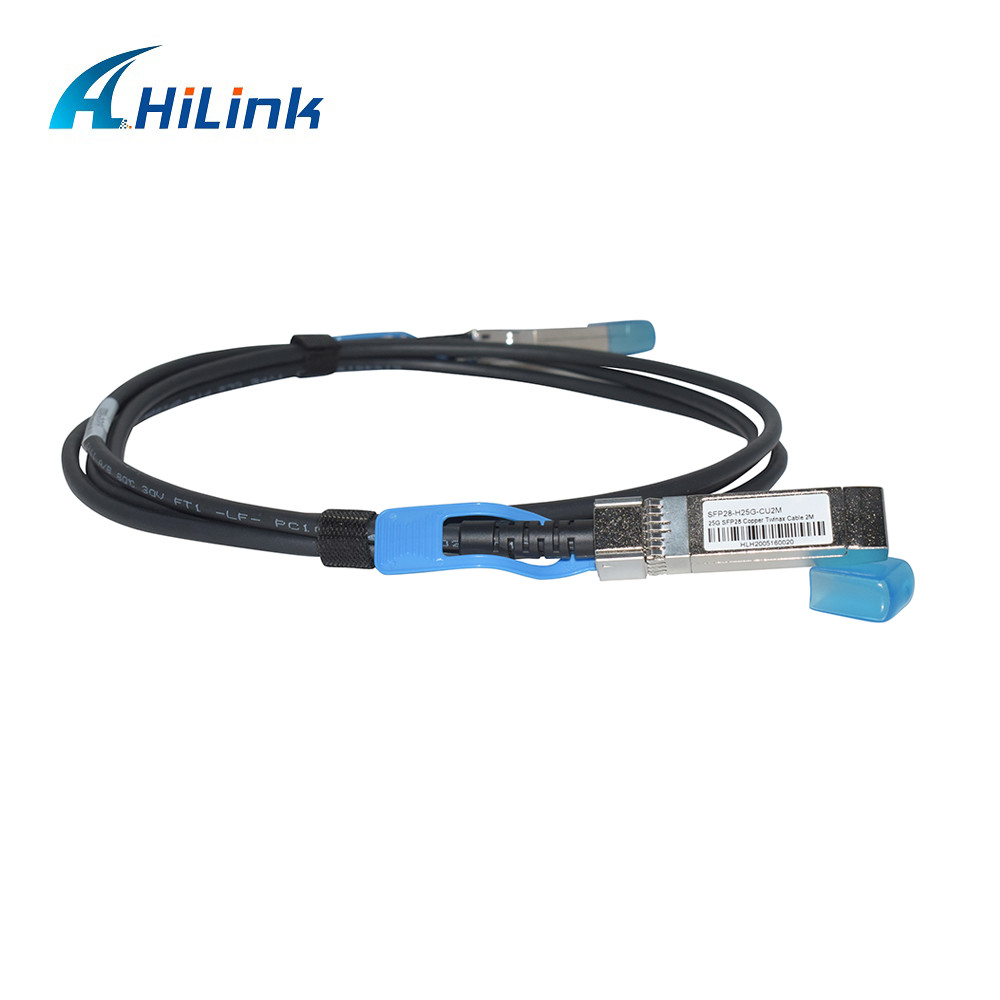 5G Data Center Passive Sfp Copper Cable 25G Ethernet DAC SFP28 2m Length