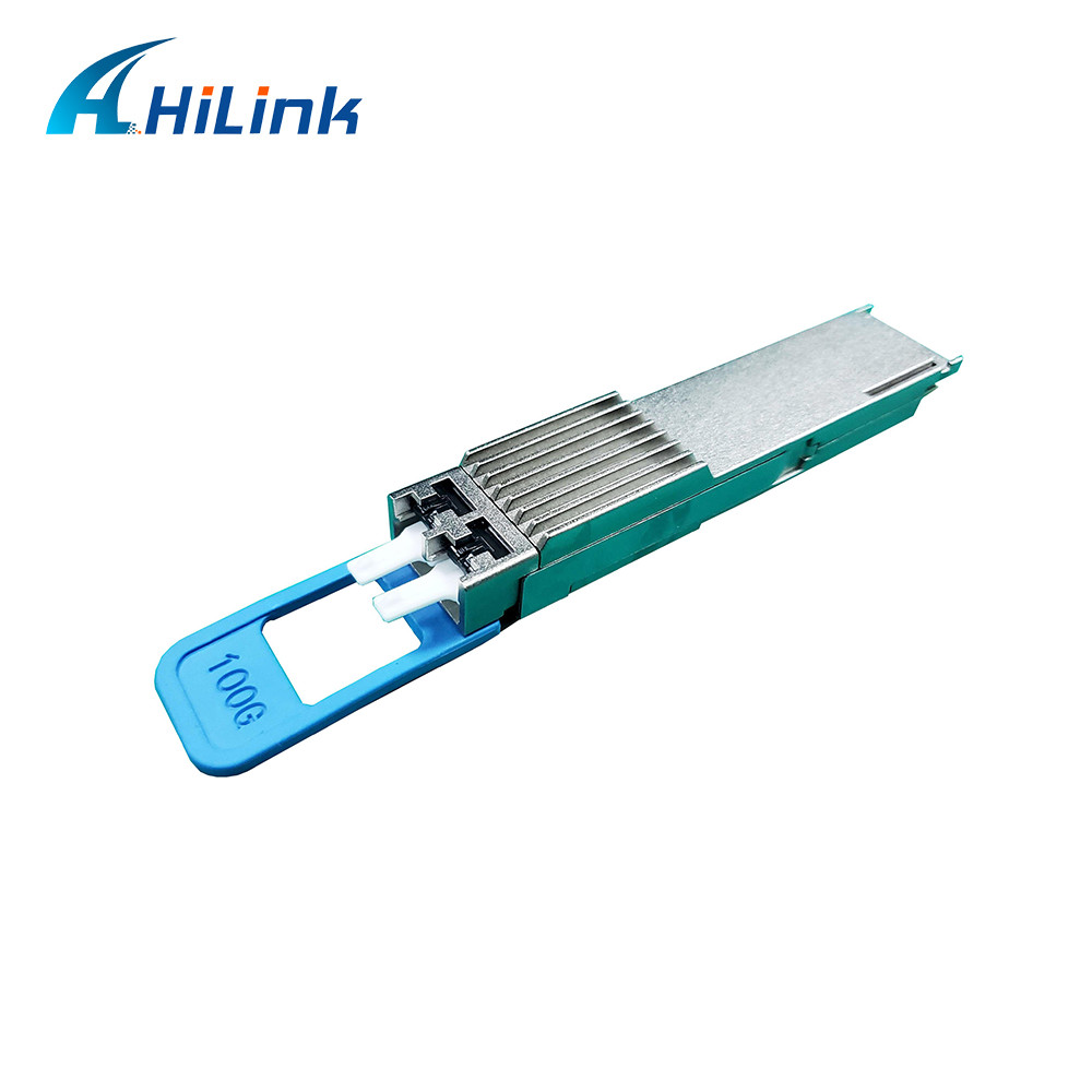 80KM Dual CS Qsfp Optical Transceiver 100G DWDM EML 2*27.5G DWDM TOSA