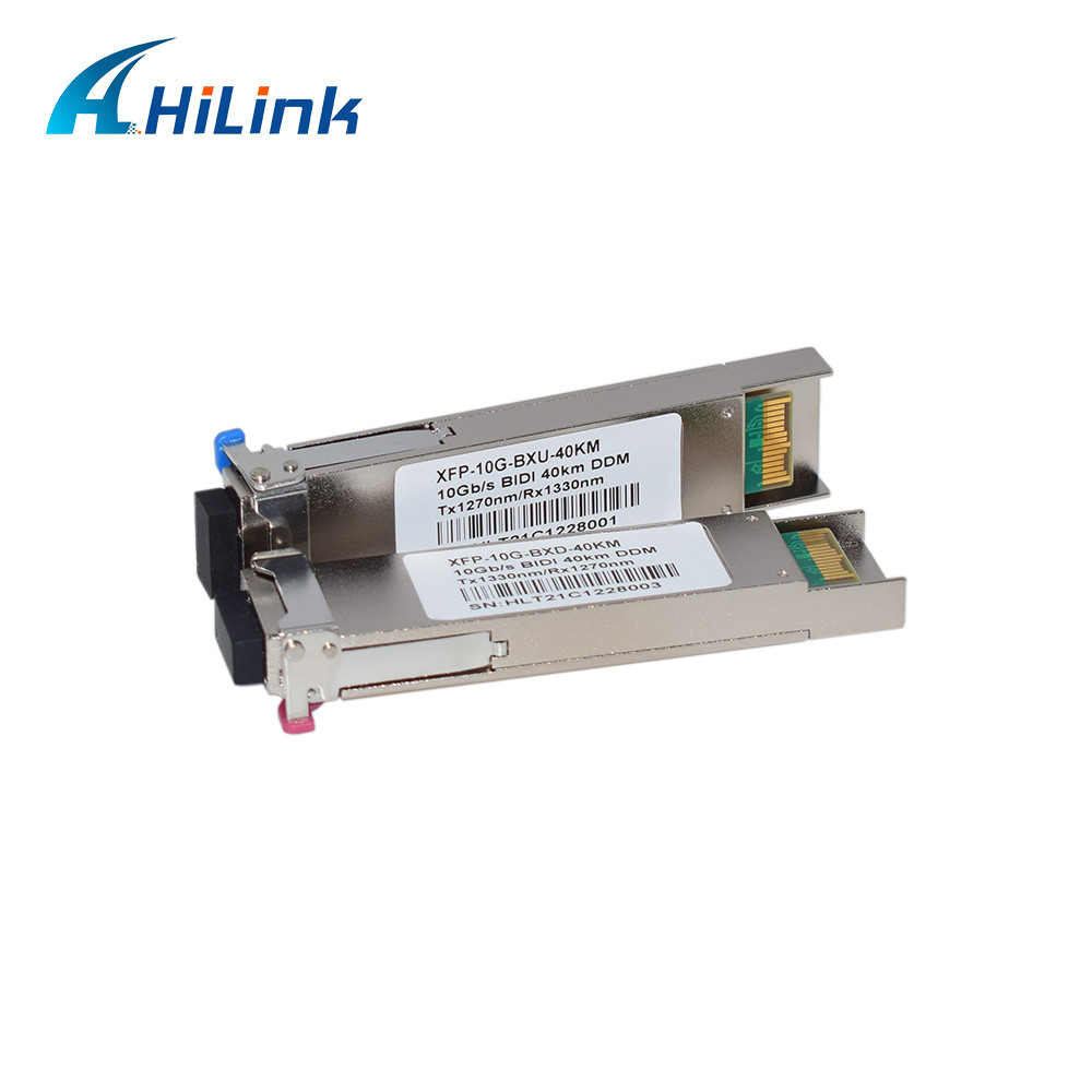 10G XFP BIDI Transceiver 40km Fiber Optical Module Simplex LC Connector