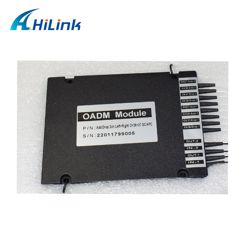 2CH DWDM OADM Optical Module East And West With SC APC Connector