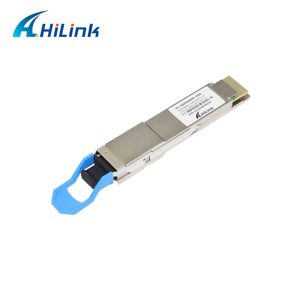 1310nm 500m Optical Transceiver Module QSFP-DD 400GBASE-DR4 Silicon Photonics Transceiver