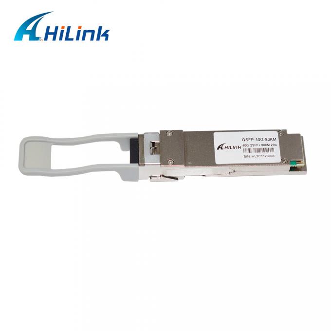 Dual LC Infiniband QDR Optical Transceiver 40G LWDM ZR4 80KM Reach