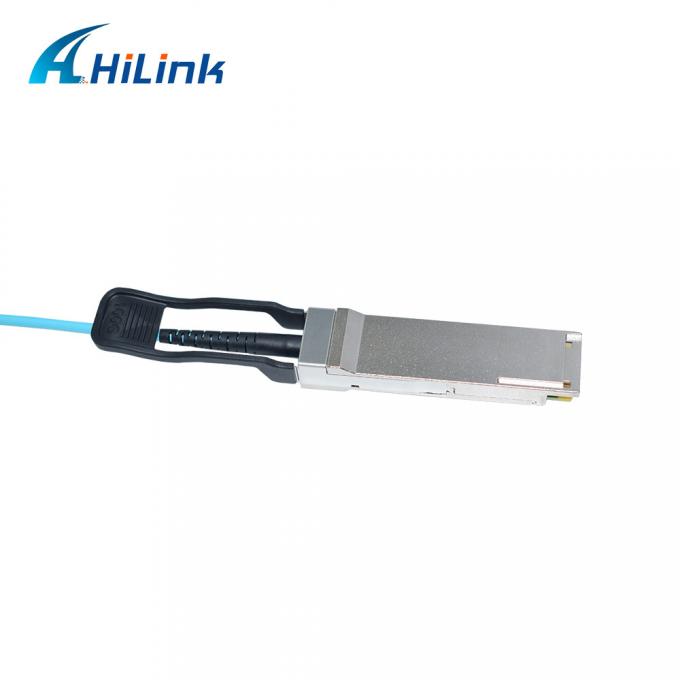 100G QSFP28 To 4X25G SFP28 Breakout Active Fiber Optic Cable OM3 3m Length