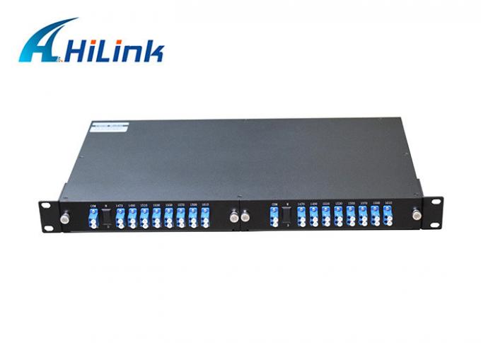 8CH CWDM Optical Mux Demux LGX Cassette Single Fiber LC/UPC 1270nm-1410nm